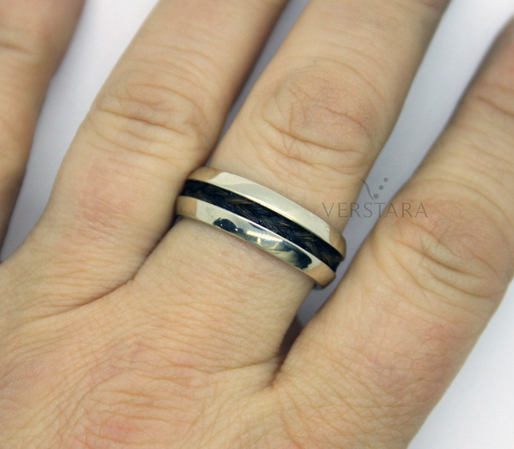 Horse Hair Ring - Breton – Verstara - Horsehair Jewelry & Horsehair Rings